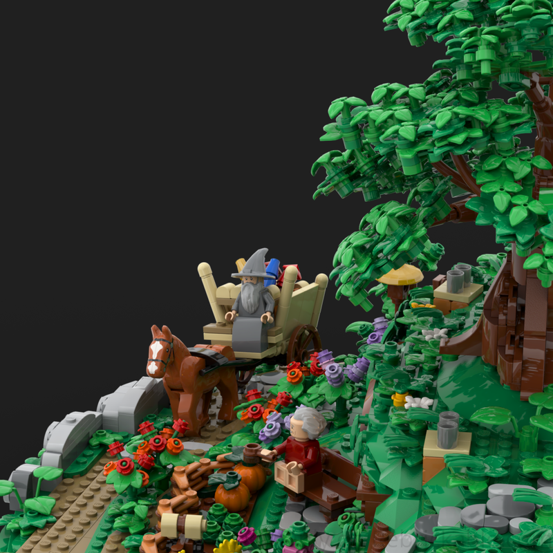 LEGO MOC-220579 The Shire - Shelf-sized Display Base by rebelnili ...