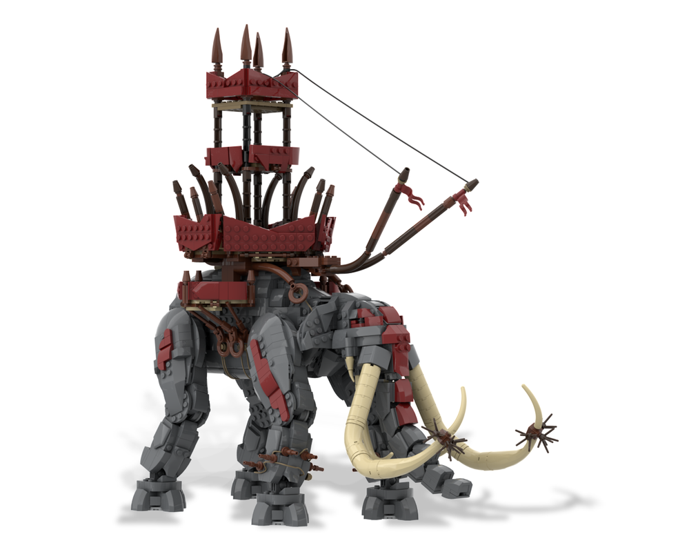 LEGO MOC Lego Lord of the Rings Oliphant MOC by ObscureLamp ...