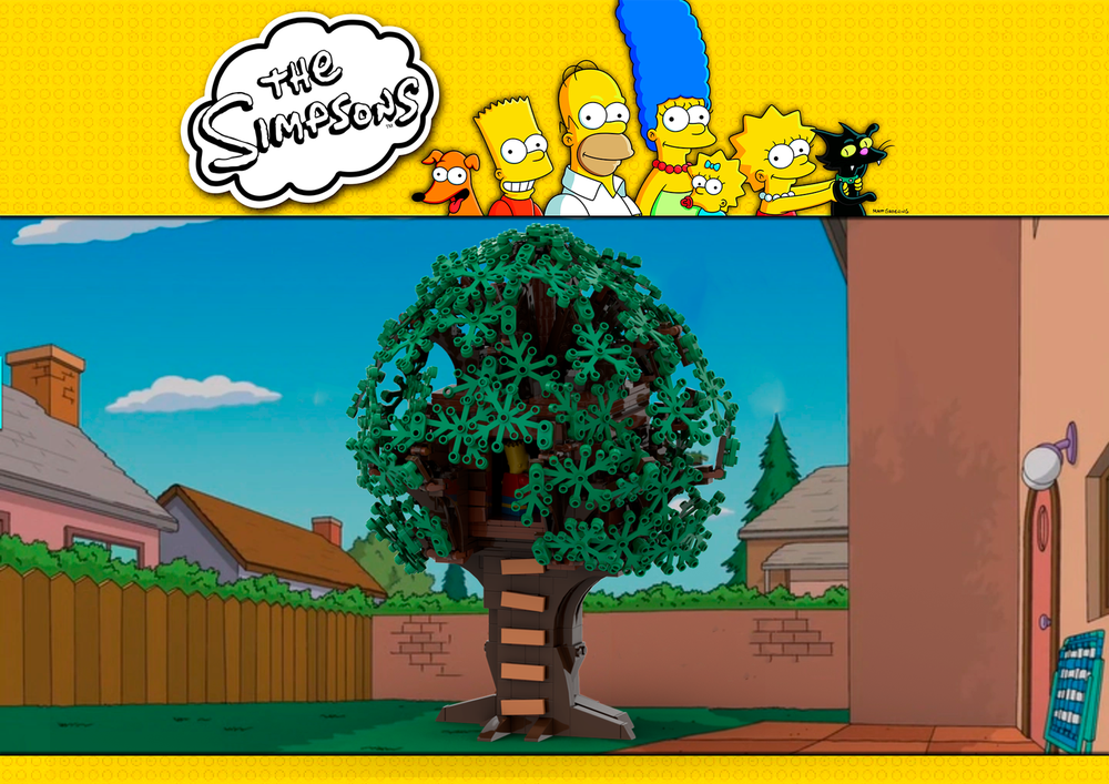 LEGO MOC Bart's Treehouse - The Simpsons by Sugai | Rebrickable - Build ...