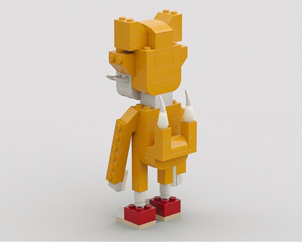 LEGO MOC Tails figure - from Sonic by douney | Rebrickable - Build with ...