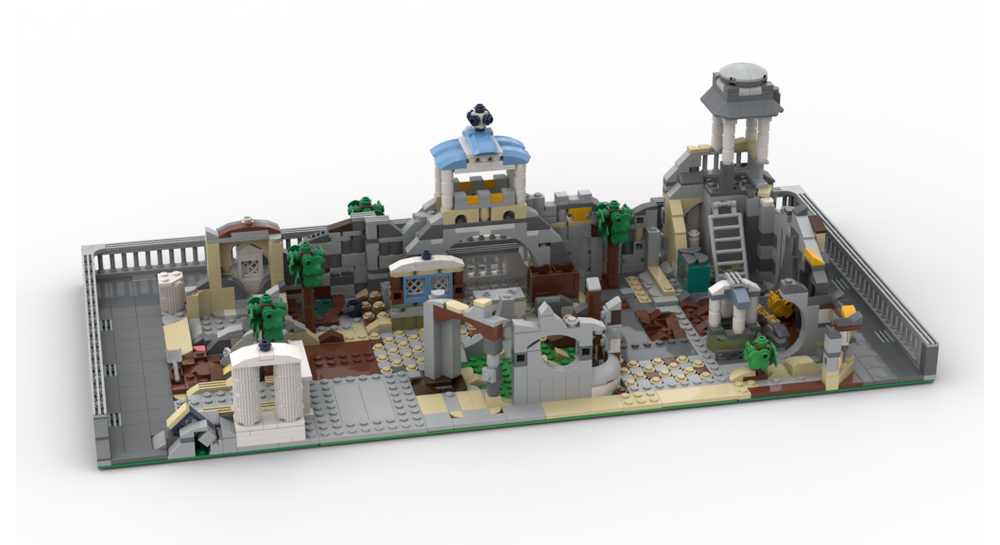 LEGO MOC Modular Ancient Ruins 6 by BrickAndBuildsI | Rebrickable ...