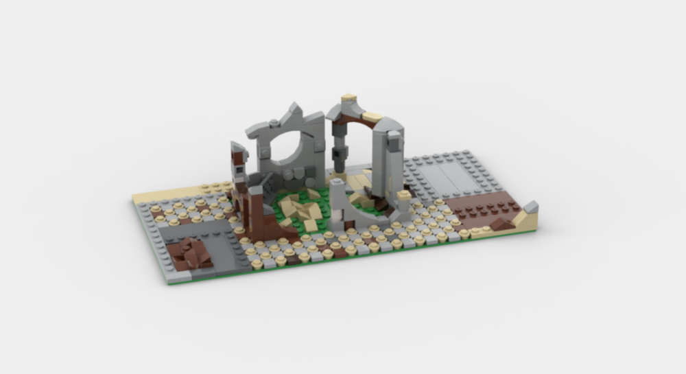 LEGO MOC Modular Ancient Ruins 6 by BrickAndBuildsI | Rebrickable ...