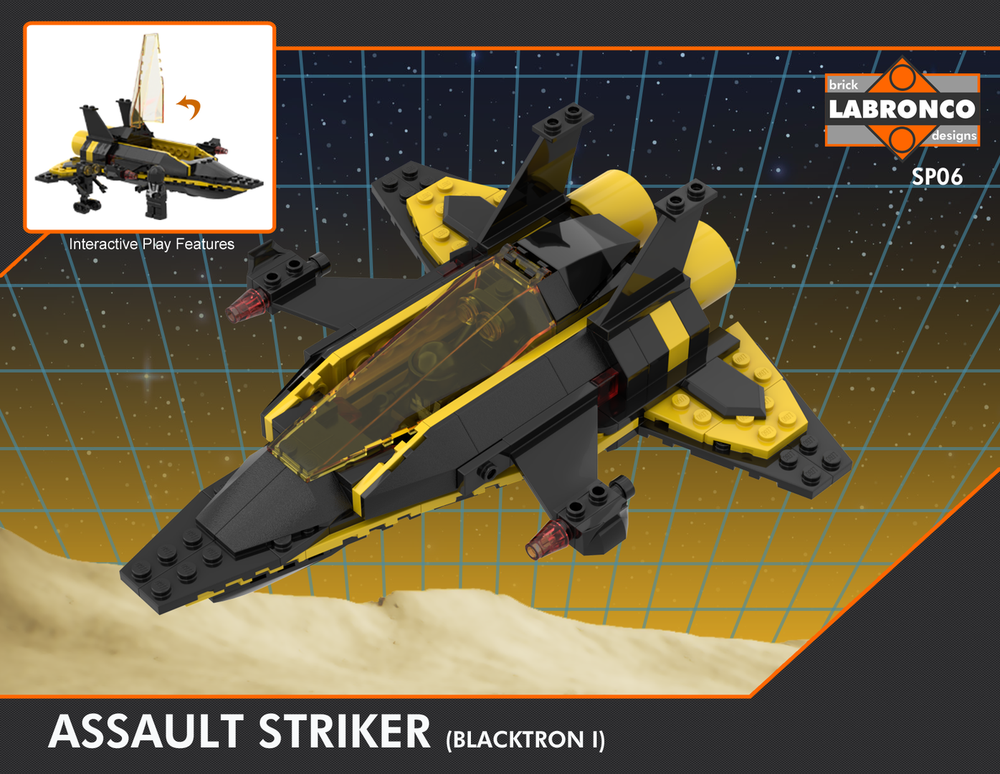 LEGO MOC SP06 - Assault Striker by Labronco Brick Designs | Rebrickable ...