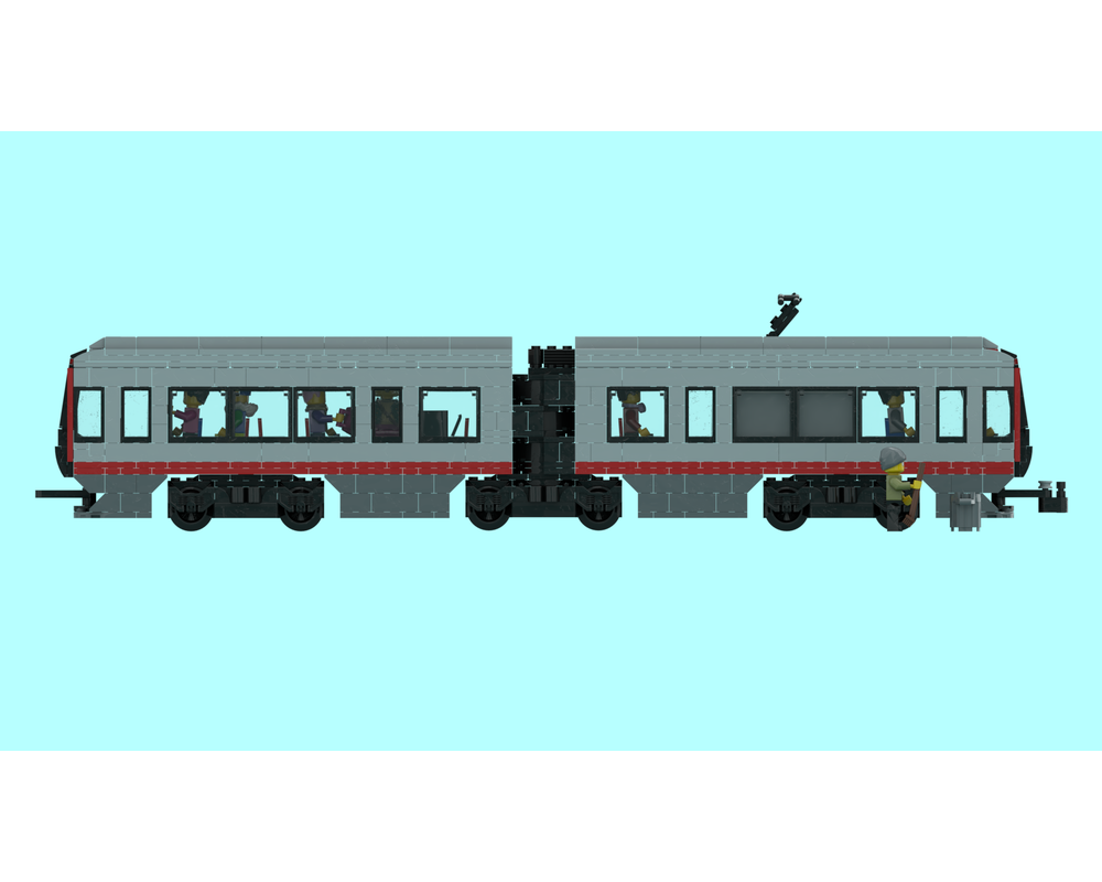 LEGO MOC Muni Metro LRV4 by cindercube | Rebrickable - Build with LEGO