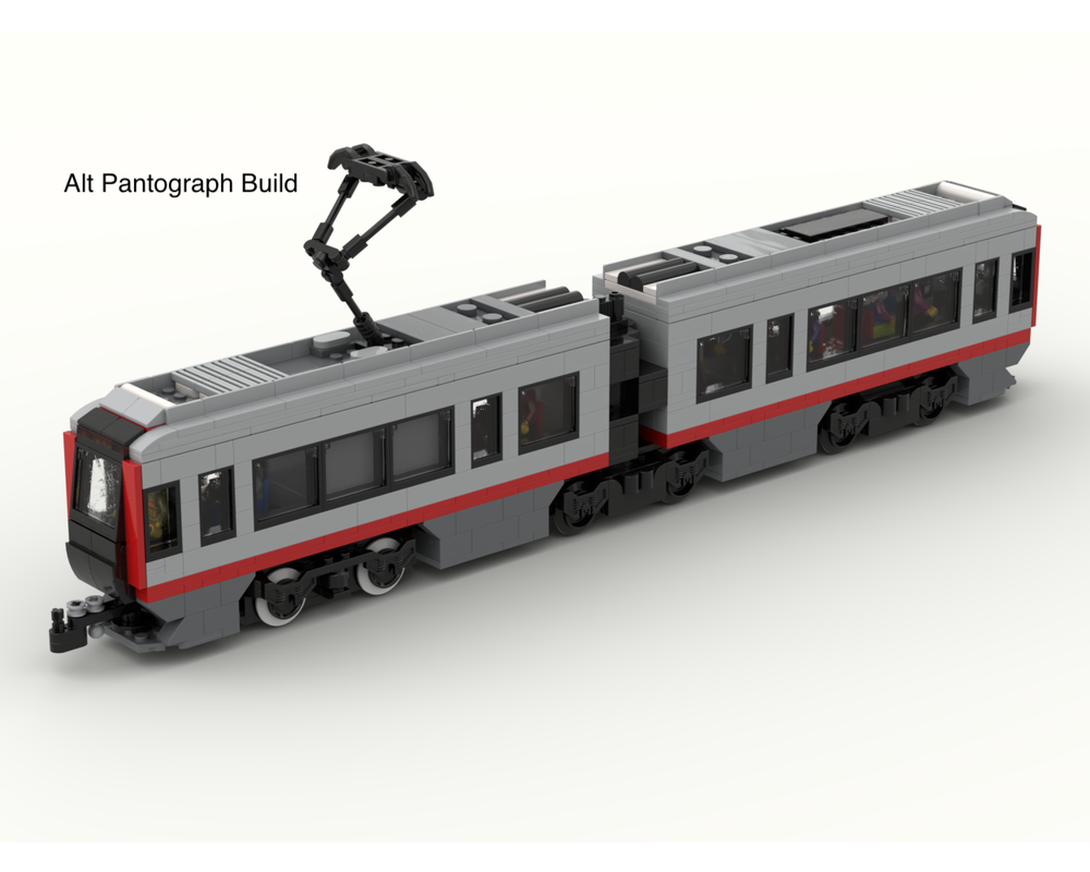 LEGO MOC Muni Metro LRV4 by cindercube | Rebrickable - Build with LEGO