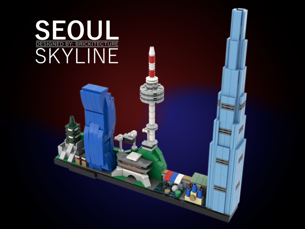 LEGO MOC-220613 Seoul Skyline by Brickitecture_Bricks | Rebrickable ...