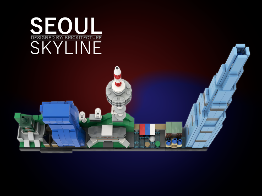 LEGO MOC-220613 Seoul Skyline by Brickitecture_Bricks | Rebrickable ...