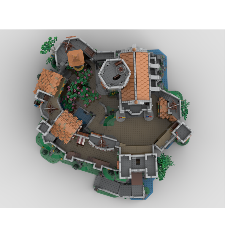 LEGO MOC The Completed Lion Knight's Castle, a 10305 expansion by ...