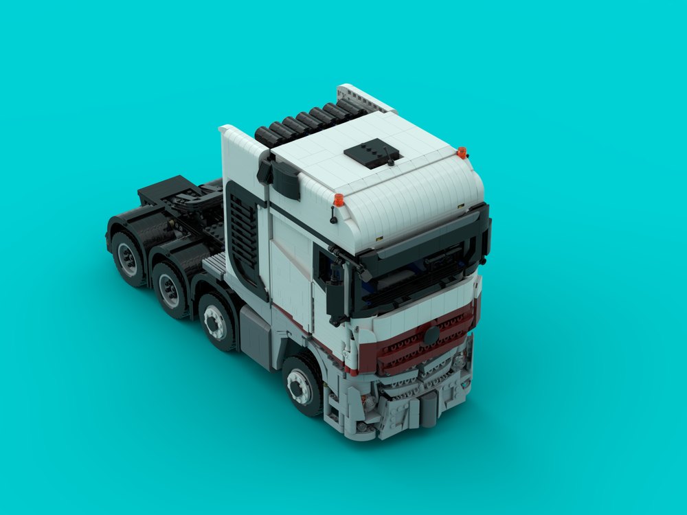 LEGO MOC Mercedes benz 4163 truck 8x4 slt by LingKong | Rebrickable ...