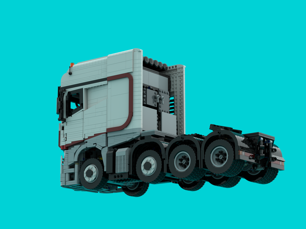 LEGO MOC Mercedes benz 4163 truck 8x4 slt by LingKong | Rebrickable ...