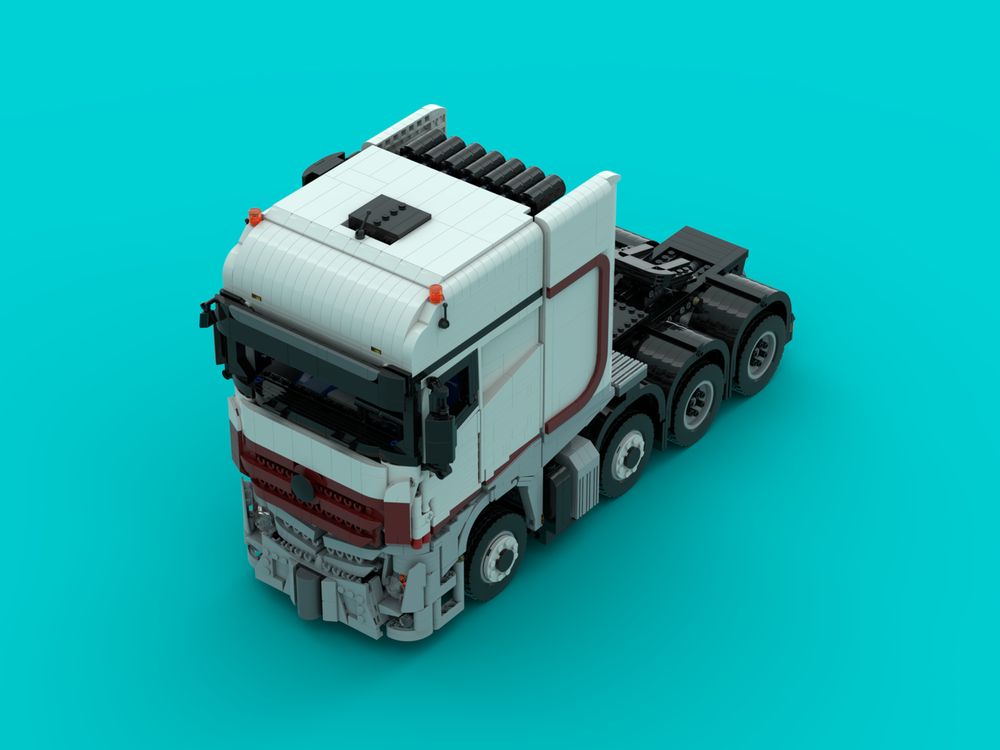 LEGO MOC Mercedes benz 4163 truck 8x4 slt by LingKong | Rebrickable ...