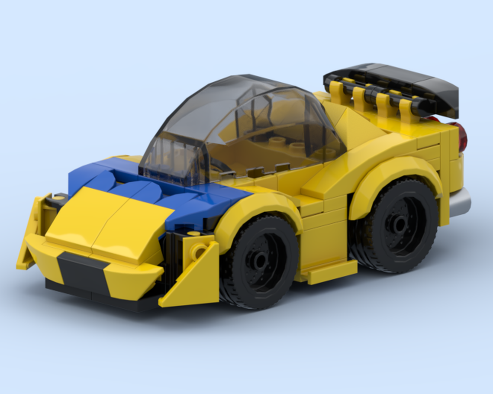 LEGO MOC Mini MOC car by WarZoneBuilder | Rebrickable - Build with LEGO
