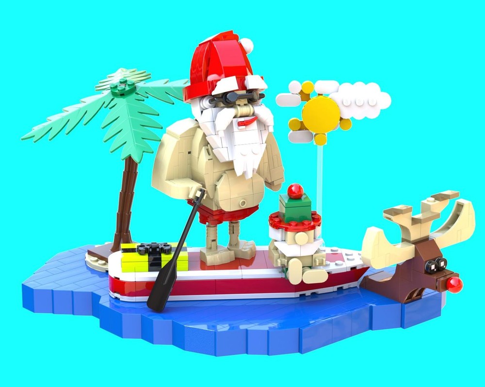 LEGO MOC Santa Claus in summer by Dbricks238 | Rebrickable - Build with LEGO