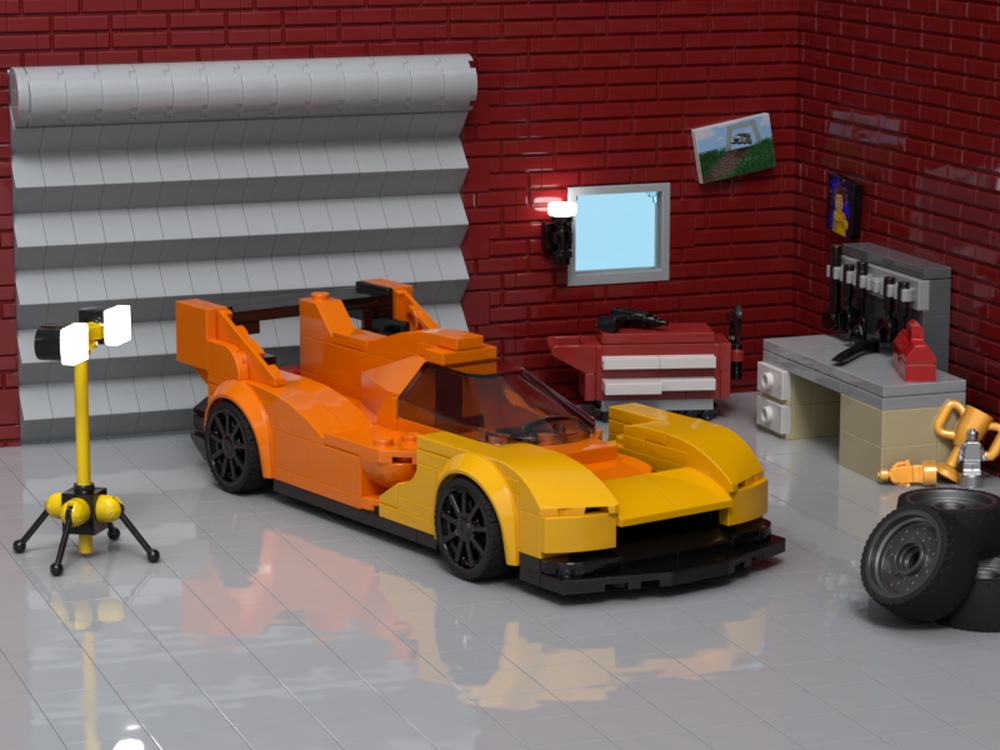 LEGO MOC-220629 Genesis GMR-001 Hypercar by Teddie Bear Bricks ...