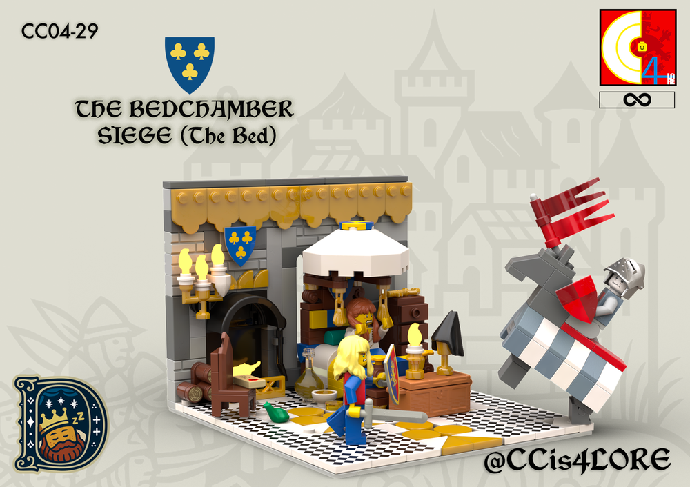 LEGO MOC the bedchamber siege by dariofol | Rebrickable - Build with LEGO