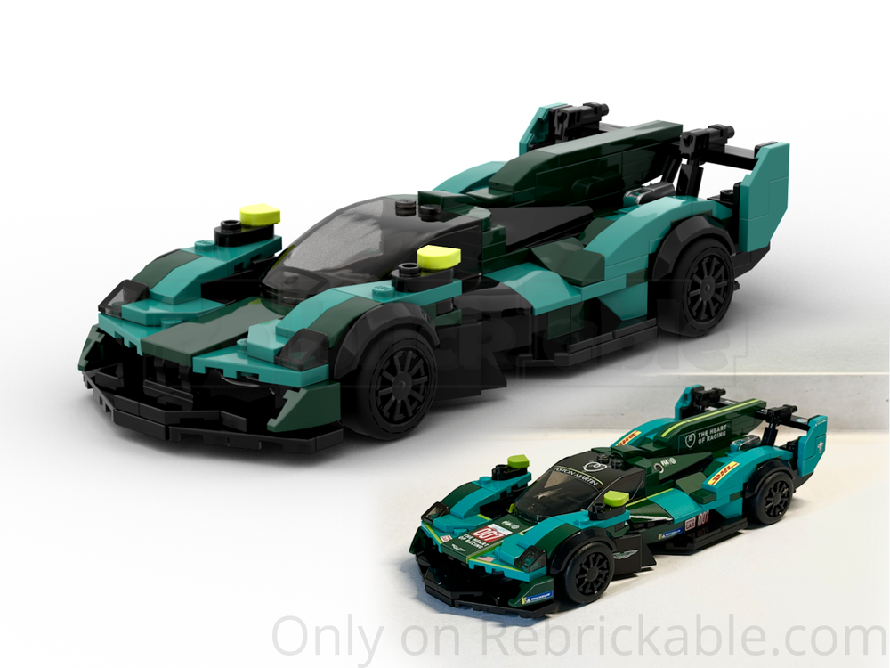 LEGO MOC-220638 Aston Martin Valkyrie LMH #007 & #009 (WEC) by Taters ...