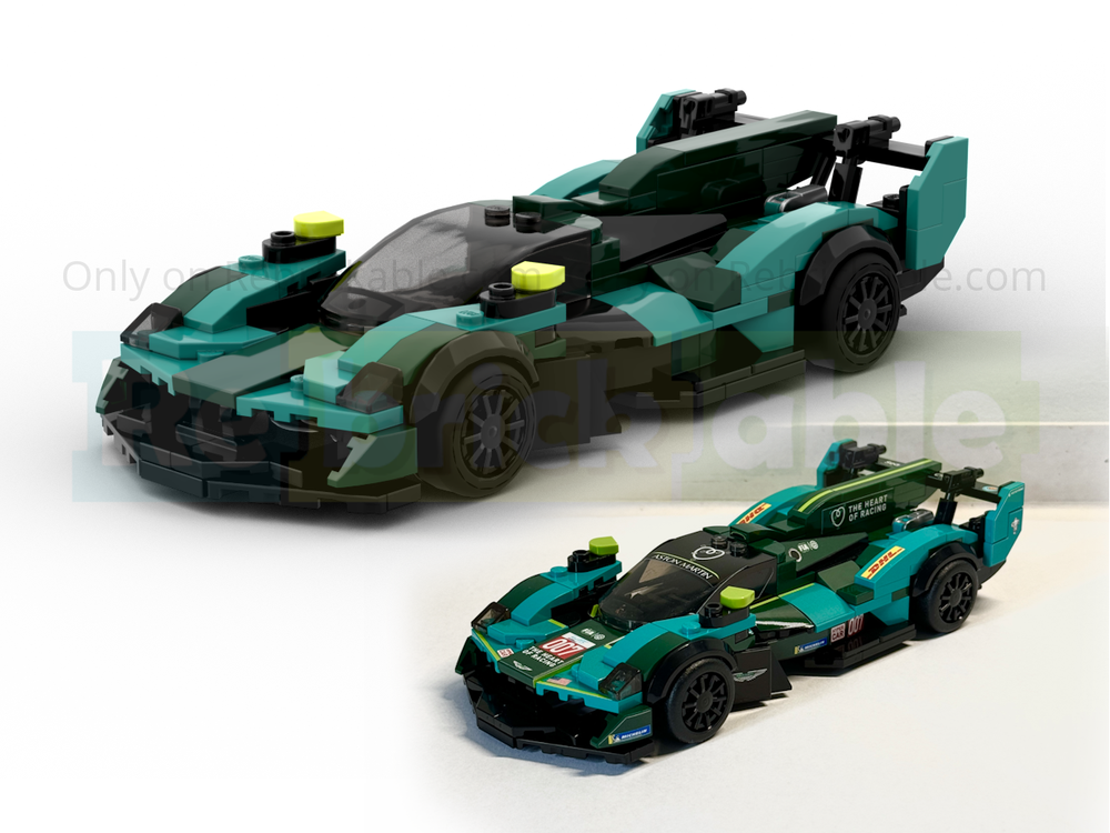LEGO MOC Aston Martin Valkyrie LMH #007 & #009 (WEC) by Taters ...