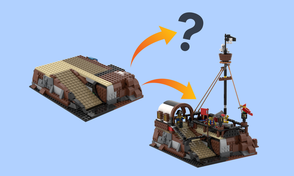LEGO MOC Raised Base Plate by Jappelsap98 | Rebrickable - Build with LEGO