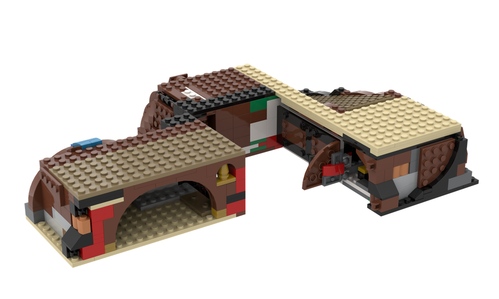LEGO MOC Raised Base Plate by Jappelsap98 | Rebrickable - Build with LEGO