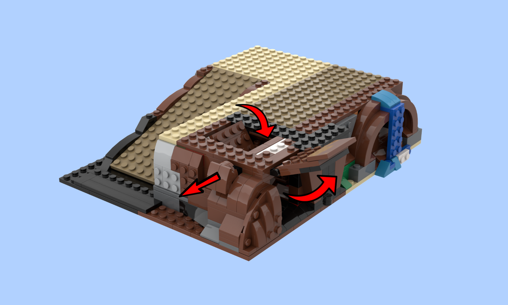 LEGO MOC Raised Base Plate by Jappelsap98 | Rebrickable - Build with LEGO