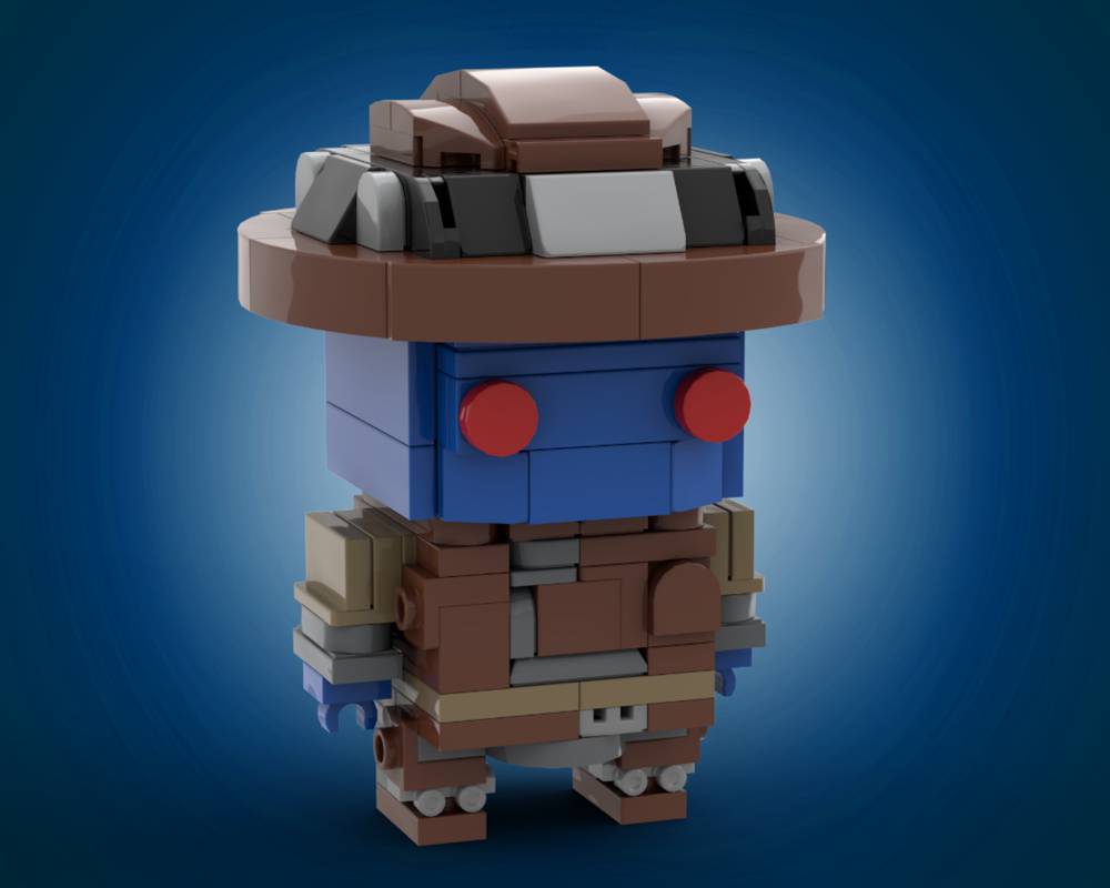 LEGO MOC Cad Bane Brickheadz by Ant0noo | Rebrickable - Build with LEGO
