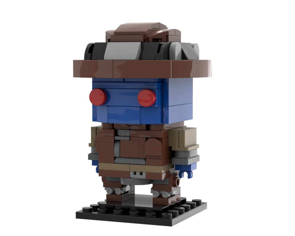 LEGO MOC Cad Bane Brickheadz by Ant0noo | Rebrickable - Build with LEGO