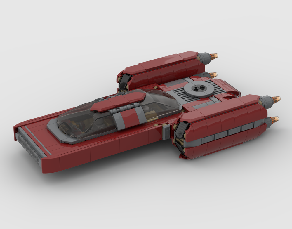 LEGO MOC Mor'Gana VE-575 Lusso-Class Transport Speeder by SilverInc ...