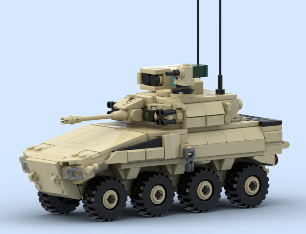 LEGO MOC Desert Recon Armored Vehicle – 8x8 LEGO MOC by WarZoneBuilder ...