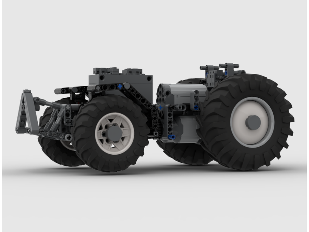 LEGO MOC Universal tractor chassis RC by JF551 | Rebrickable - Build ...