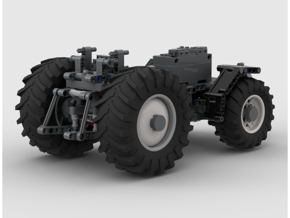 LEGO MOC Universal tractor chassis RC by JF551 | Rebrickable - Build ...