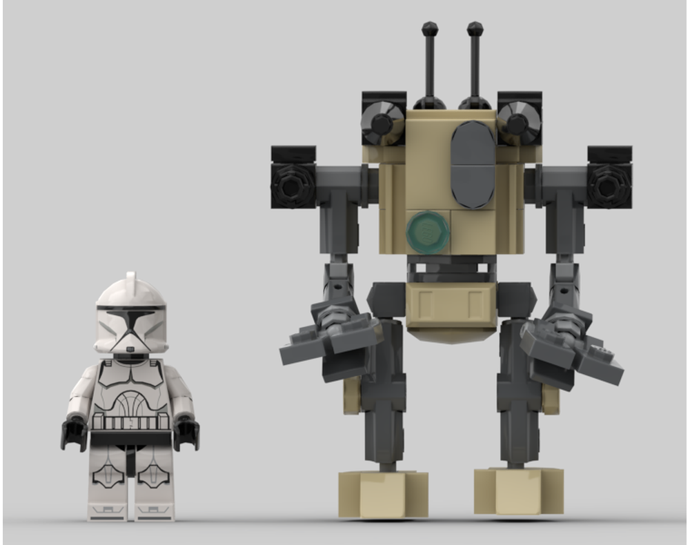 LEGO MOC SD-6 Hulk infantry droid by Krieg_15 | Rebrickable - Build ...