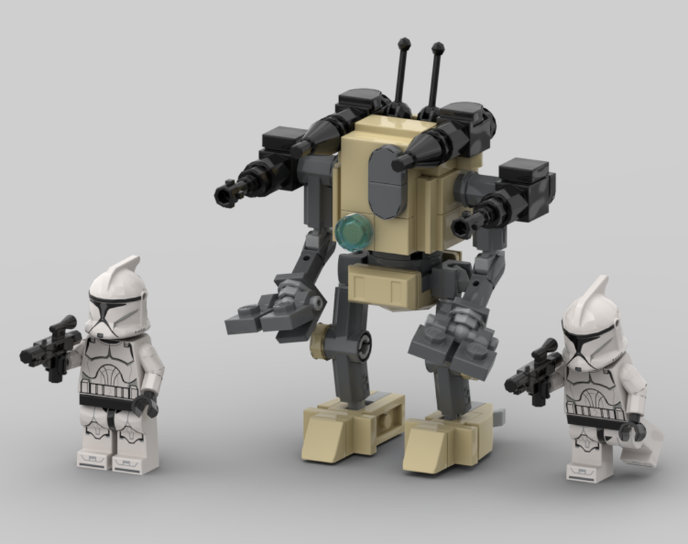 LEGO MOC SD-6 Hulk infantry droid by Krieg_15 | Rebrickable - Build ...