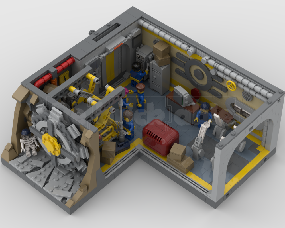 LEGO MOC 08 Fallout 4- Vault 81 Entrance Bay by AKIRA5000gold ...
