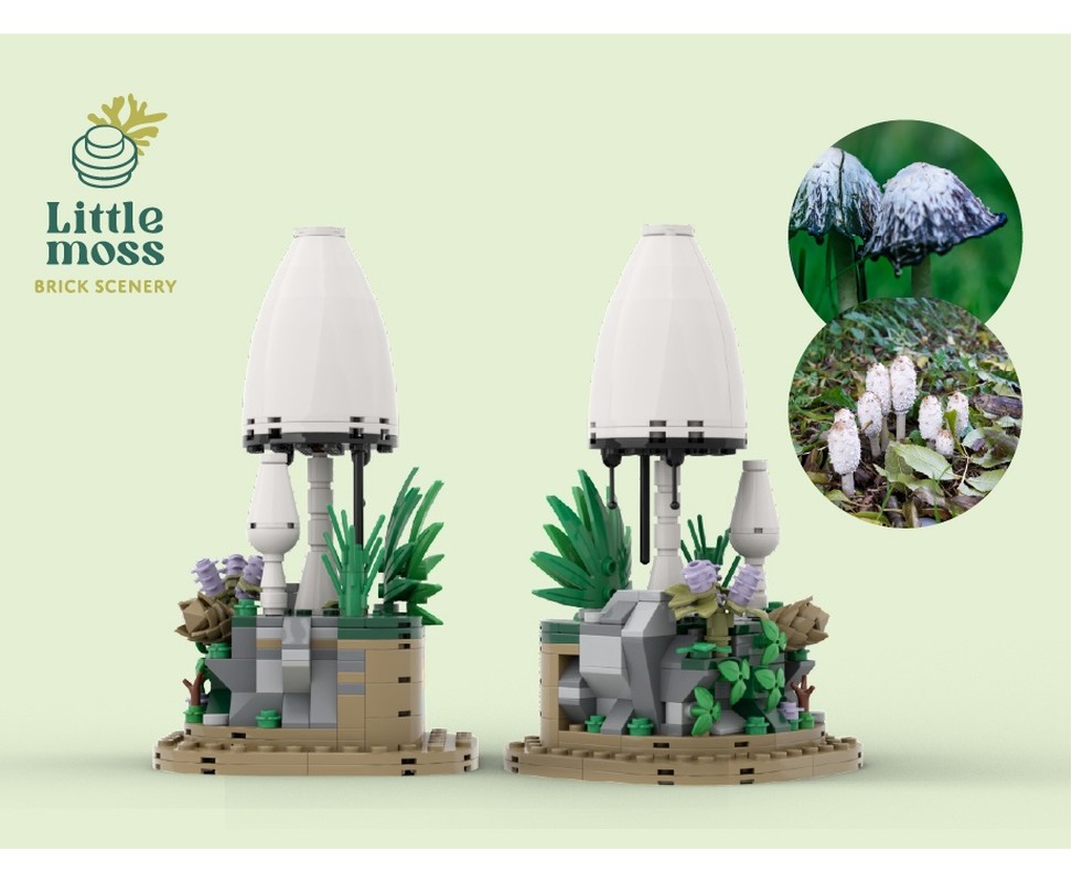LEGO MOC Mushroom - Coprinus Comatus by Little moss - Brick scenery ...