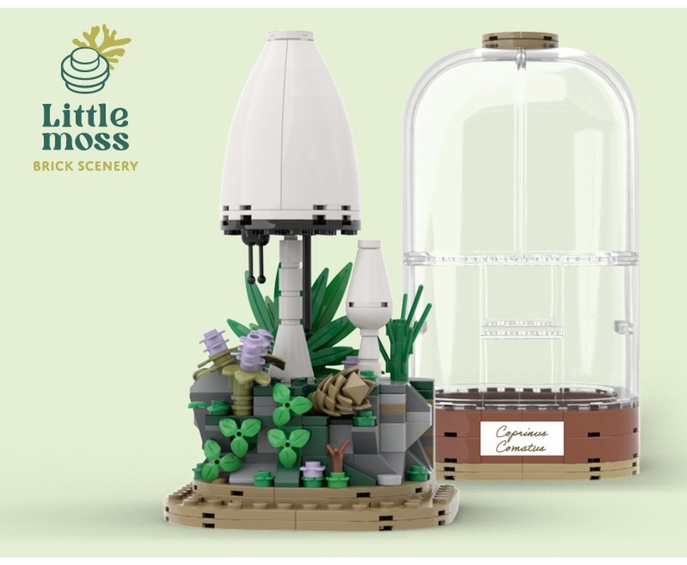 LEGO MOC Mushroom - Coprinus Comatus by Little moss - Brick scenery ...