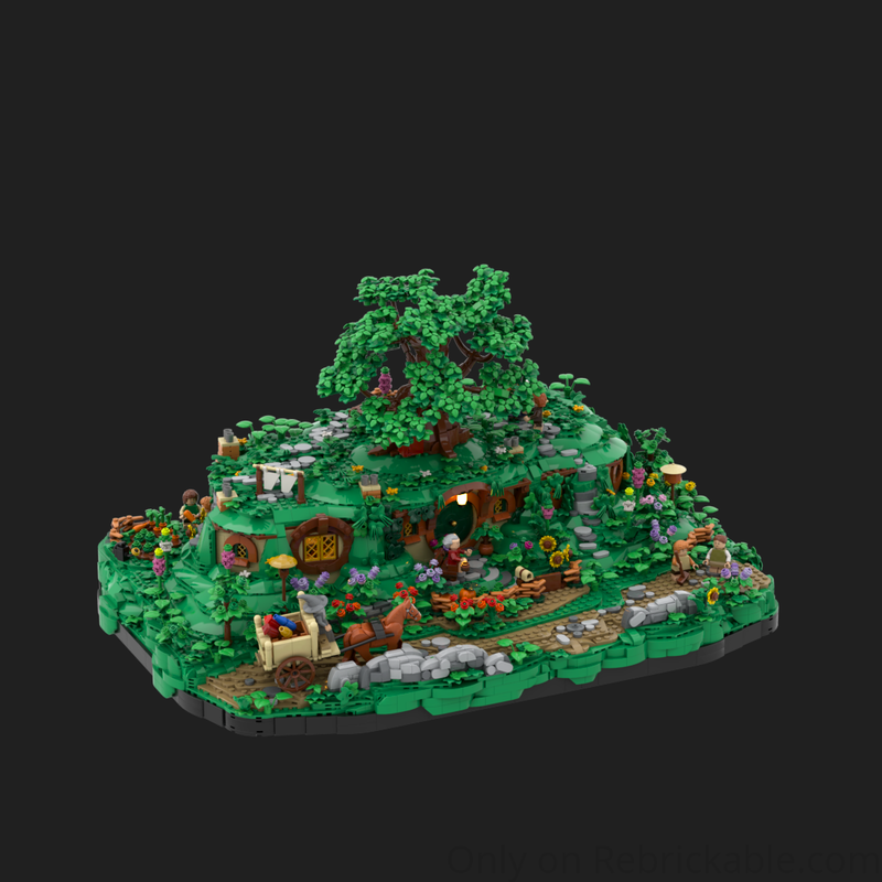 LEGO MOC-220681 The Shire - Big Bag End Base by rebelnili | Rebrickable ...