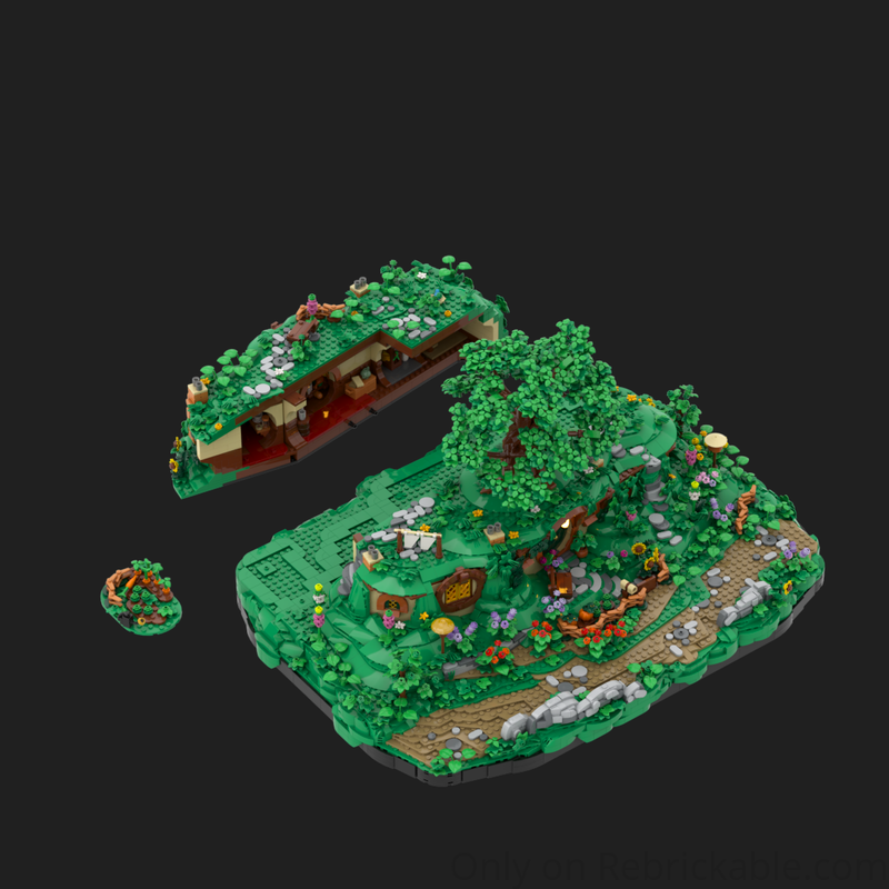 LEGO MOC-220681 The Shire - Big Bag End Base by rebelnili | Rebrickable ...