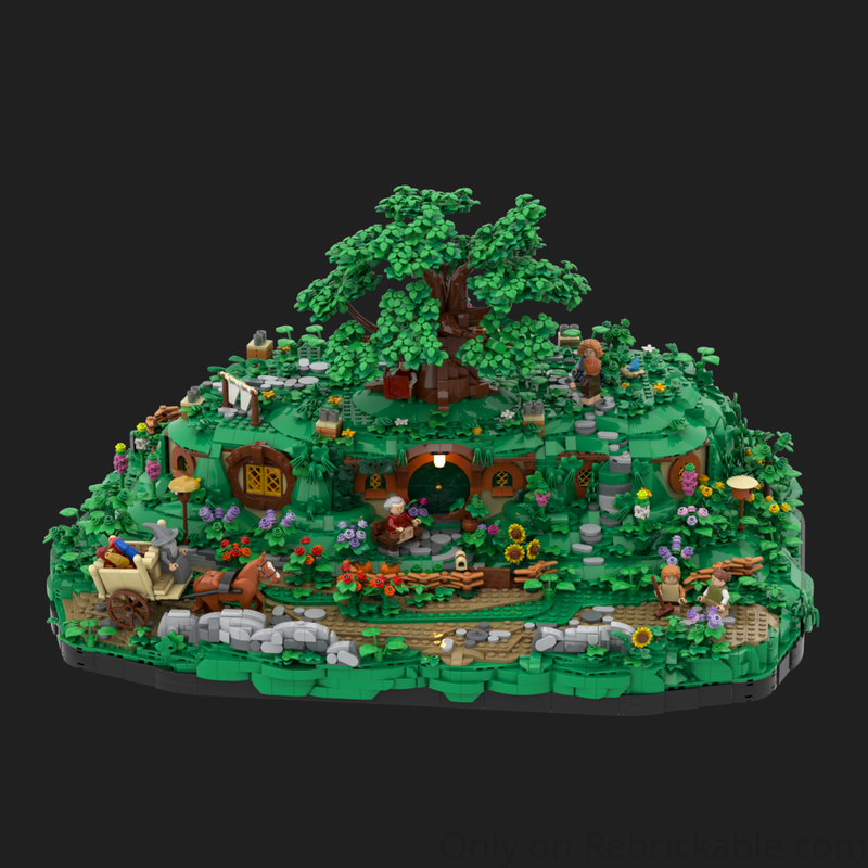 LEGO MOC The Shire - Big Bag End Base by rebelnili | Rebrickable ...