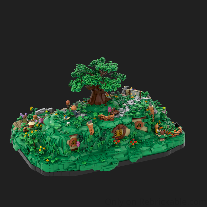 LEGO MOC The Shire - Big Bag End Base by rebelnili | Rebrickable ...