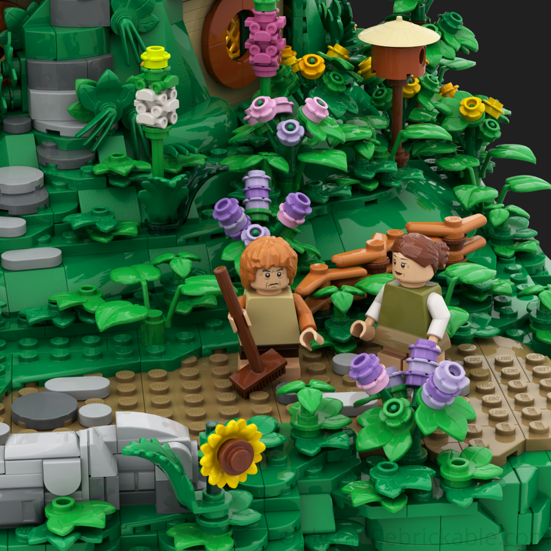 LEGO MOC The Shire - Big Bag End Base by rebelnili | Rebrickable ...