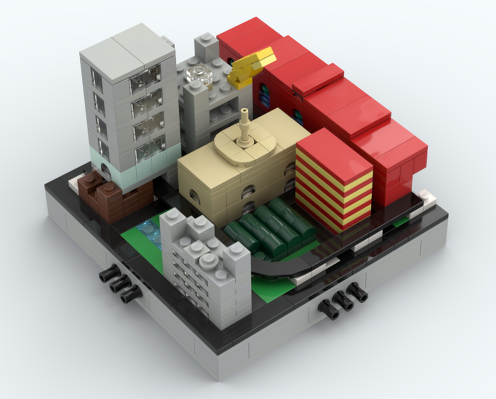 LEGO MOC Big city part 4 by Misser | Rebrickable - Build with LEGO