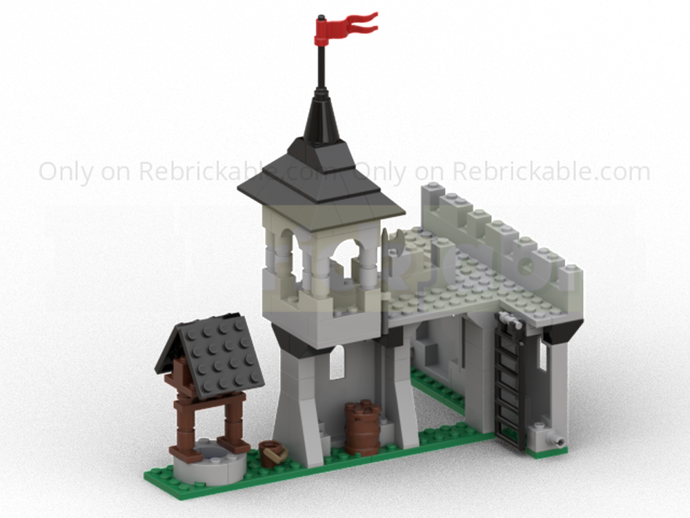 LEGO MOC Classic Castle Well by ryan_c_byrd | Rebrickable - Build with LEGO