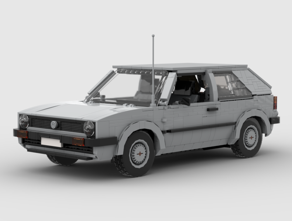 LEGO MOC VW Golf II by TheCarBuilder | Rebrickable - Build with LEGO