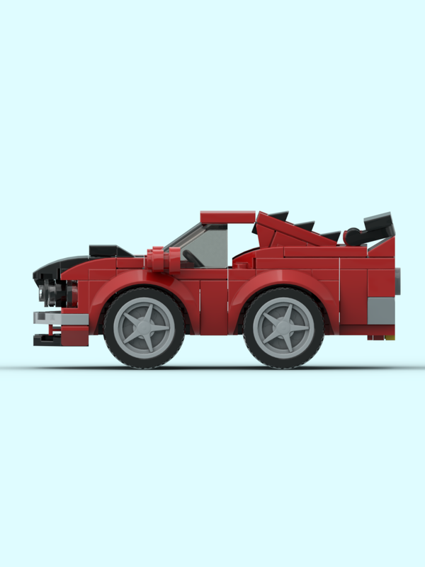 LEGO MOC Chibi Ford Mustang 1969 by SanyiWang31 | Rebrickable - Build with LEGO
