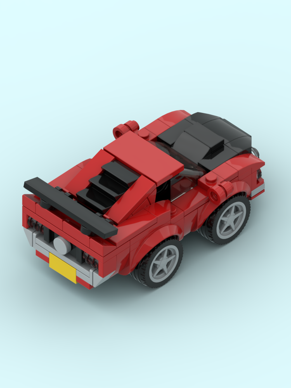 LEGO MOC Chibi Ford Mustang 1969 by SanyiWang31 | Rebrickable - Build with LEGO