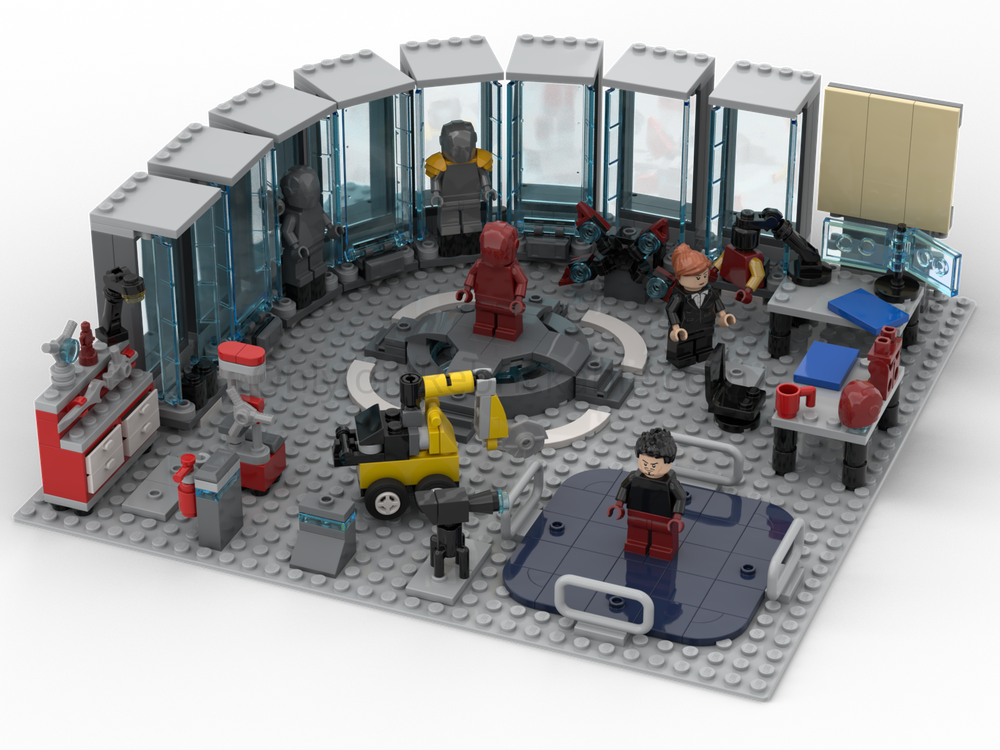 LEGO MOC-220716 Iron Man's Workshop by A Knights Book Vol.2 ...
