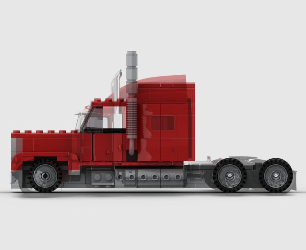 LEGO MOC-220720 Peterbilt 389 by The Brickerman | Rebrickable - Build ...