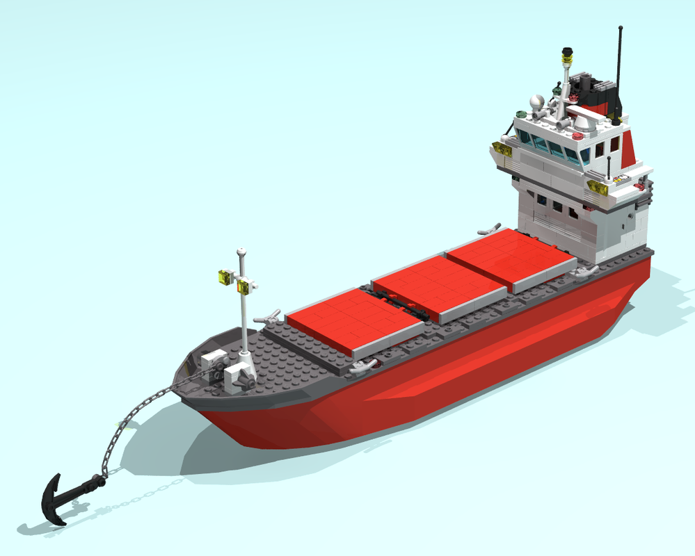 LEGO MOC Bulk Carrier by NottaCadmonkey | Rebrickable - Build with LEGO