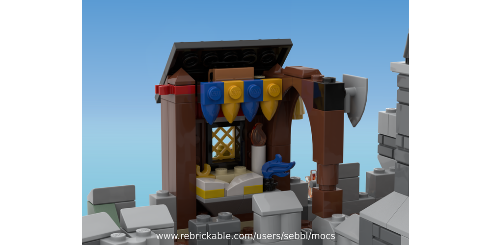 LEGO MOC 31120: Dockside Delights - Medieval Windmill Tales by sebbl ...