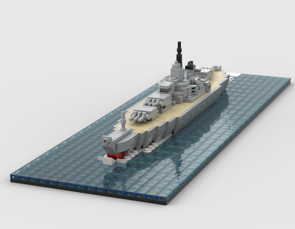 LEGO MOC USS MISSOURI by Parkskor | Rebrickable - Build with LEGO